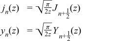 Spherical Bessel Functions of the First and Second Kinds - 1.38.0
