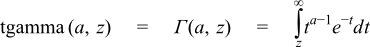 Incomplete Gamma Functions - 1.46.0