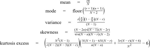 Hypergeometric Distribution - 1.52.0