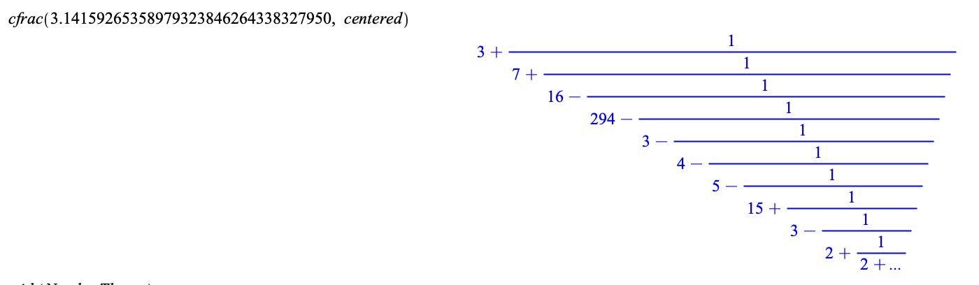 You should convince yourself that the Maple output and the notation we ...